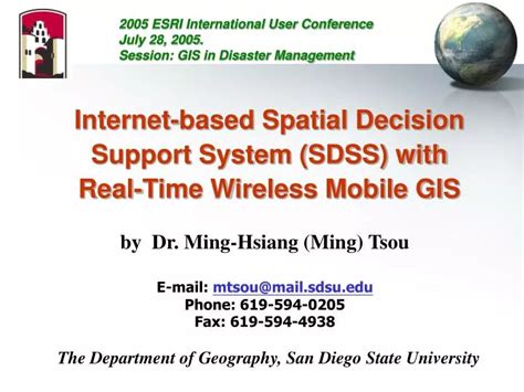 ppt internet based spatial decision support system sdss with real