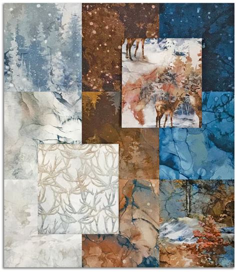 Matts Northcott Digital Pre Cut 11 Piece Fat Quarter Bundle Highlan Jordan Fabrics