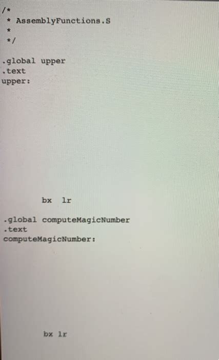 Write An Assembly Language Function Named Compute