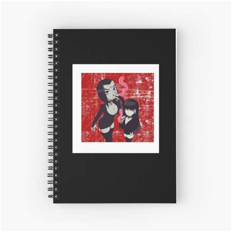 Shadbase Shadman Art Anime 2022 Shadbase Girl Anime Chiffon Top Spiral Notebook For Sale
