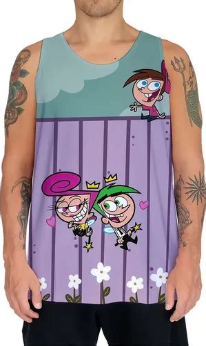 Camiseta Regata Os Padrinhos Mágicos Cosmo Wanda Timmy 1 Mercadolivre