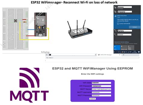 esp32 wifimanager reconnect wi fi on loss of network