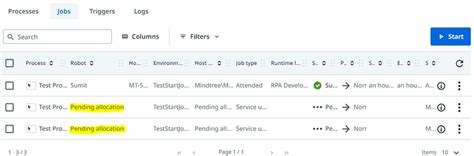 Getting Error In UiPath Studio While Using Start Job Activity An Invalid Result Was