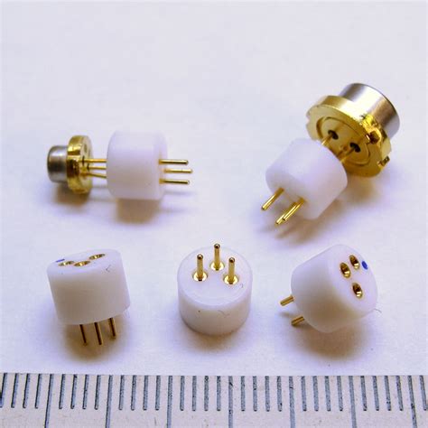 laser diode electrical connection socket pc mount meredith instruments