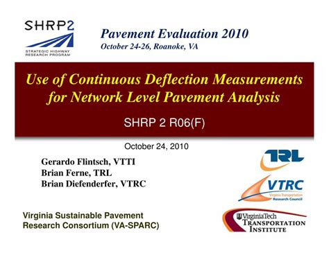 Pdf Use Of Continuous Deflection Measurements For Network · Pdf