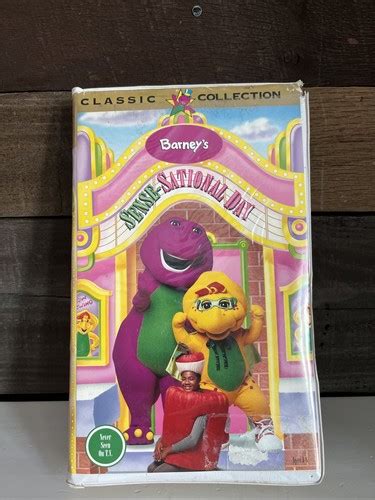 Barney Barneys Sense Sational Day Vhs 1997 Clamshell 45986020154 Ebay