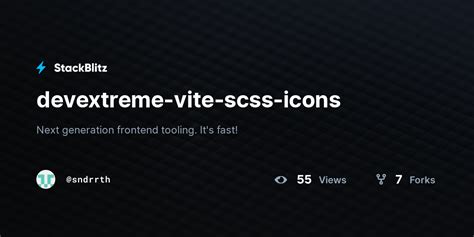 Devextreme Vite Scss Icons StackBlitz