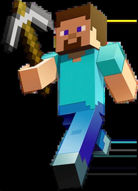 Minecraft Steve With Diamond Sword