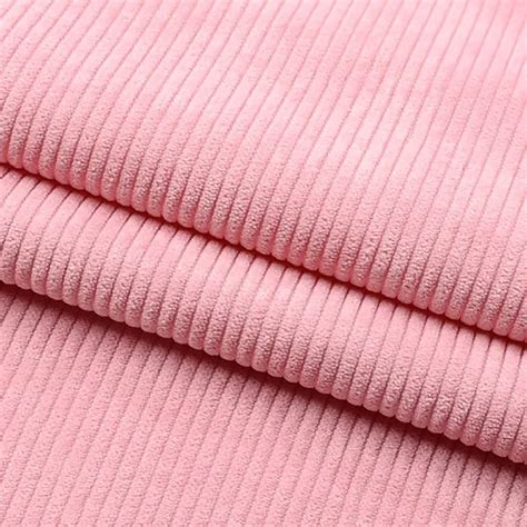 China Pink Corduroy Fabric Manufacturer Fandafabrics