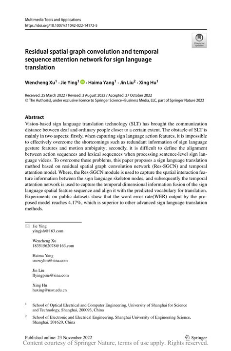 Residual Spatial Graph Convolution And Temporal Sequence Attention