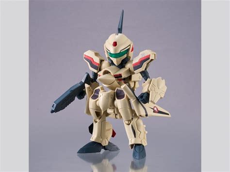 Bandai Tiny Session Action Figure Yf 19 Isamu Dyson Machine With Myung Fan Loon Macross