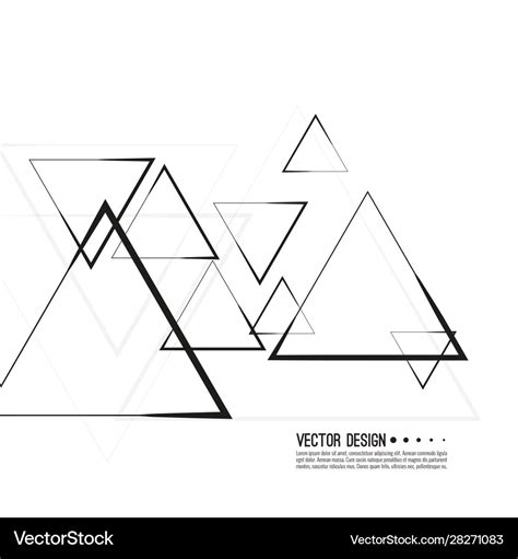 Intersecting Triangles Pattern Royalty Free Vector Image