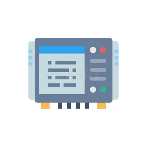 Icono De Plc Para Sistemas De Automatización Foto De Archivo
