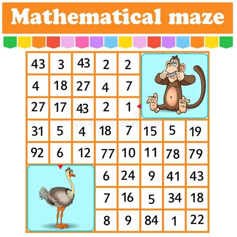 Rectangle Maze Preschool Stock Illustrations 193 Rectangle Maze Preschool Stock Illustrations