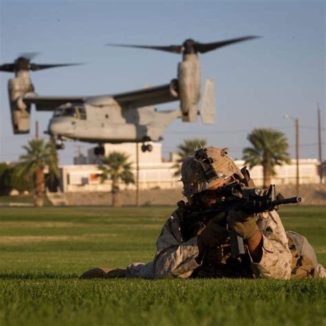A Marine With Kilo Company 3rd Battalion 1st Marines Provides