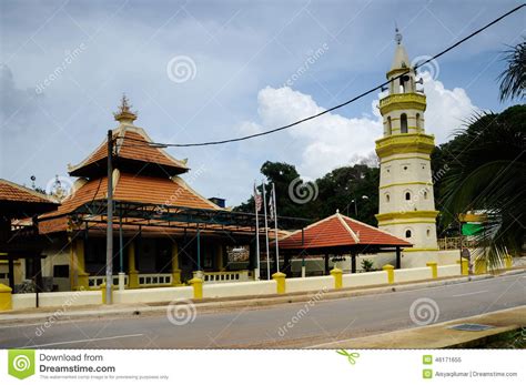 Kampung Duyong Mosque In Malacca Stock Image Image Of Ablution Minbar 46171655