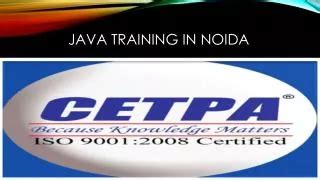 PPT Java Training In Noida Training Basket PowerPoint Presentation ID