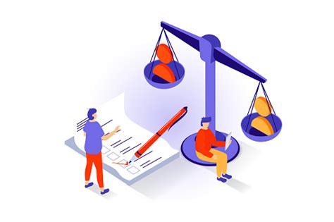 3d 등각 투영 설계의 선거 및 투표 개념 사람들은 결정을 내리고 후보자 또는 정당을 선택하고 선거에서 투표합니다 웹 그래픽을