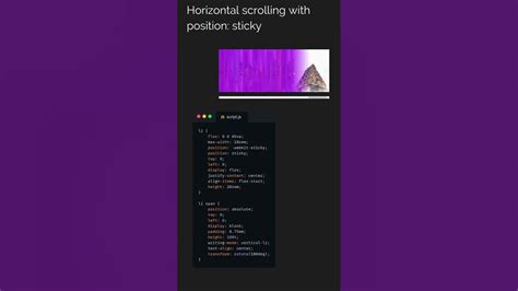 Horizontal Scrolling Htmlshorts Html Css Htmlshorts Programming