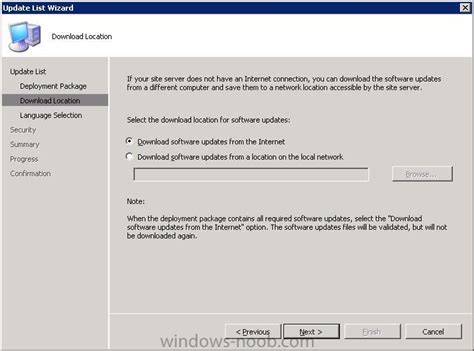 Using Update Lists When Deploying Monthly Updates Software Update Point Windows