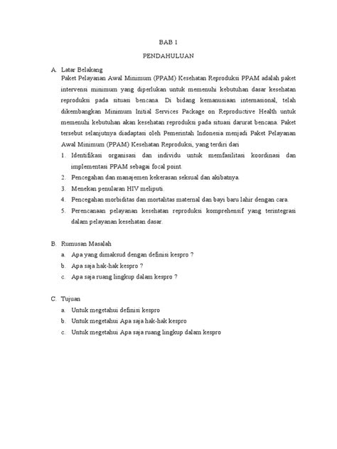 Ppam Kesehatan Reproduksi Di Bencana Pdf Ilmu Sosial Pengembangan Diri