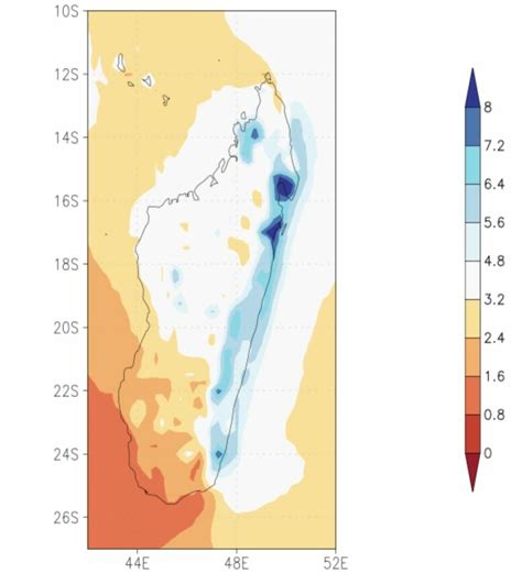 Average Annual Rainfall In Units Of Mm Day Over Using Data Download Scientific