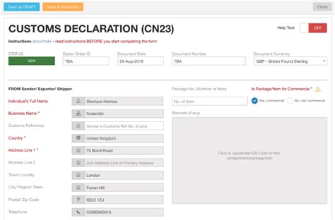 What Is A Customs Declaration Cn23 Form Pdf Download