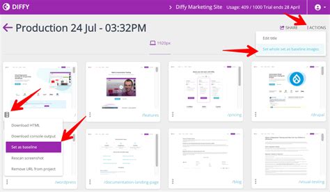 2 Different Ways To Use Baseline In Your Visual Regression Testing