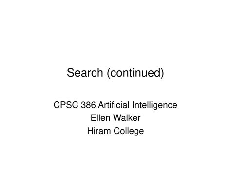 ppt evaluating search strategies completeness optimality and