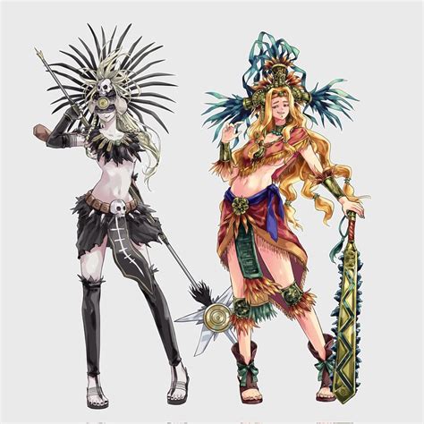 tezcatlipoca and quetzalcoatl (fate and 1 more) drawn by kassia | Danbooru
