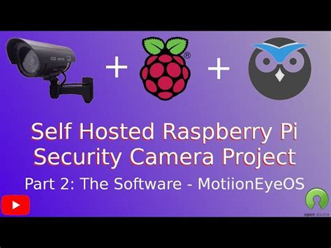 Free Video Motioneyeos Open Source Self Hosted Security Cam