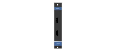 Kramer Electronics Uhda Out2 F16 Standalone 4k Hdmi Output With Analog Audio Io For Vs 1616d