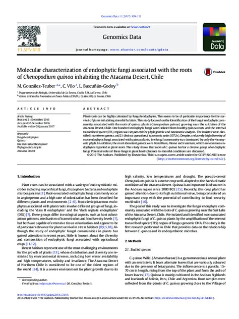 Pdf Molecular Characterization Of Endophytic Fungi Daldinia Eschscholtzii From Aloe Vera