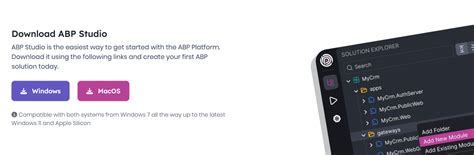 Installing Abp Studio Abpio Documentation