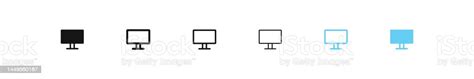 모니터 아이콘입니다 디지털 화면 기호입니다 표시 기호 데스크톱 Pc 아이콘입니다 벡터 기호입니다 0명에 대한 스톡 벡터 아트 및 기타 이미지 Istock
