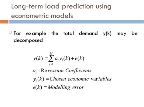 Short Term Load Forecasting Load Forecasting Ppt