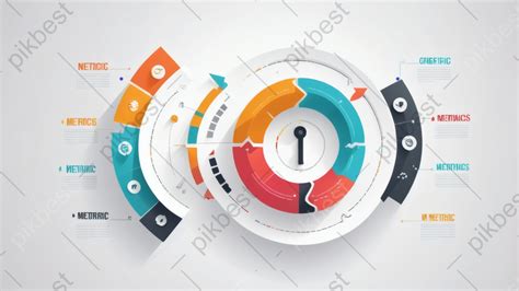 Multi Layered Data Visualization With Metrics And Growth Indicators Backgrounds Png Free