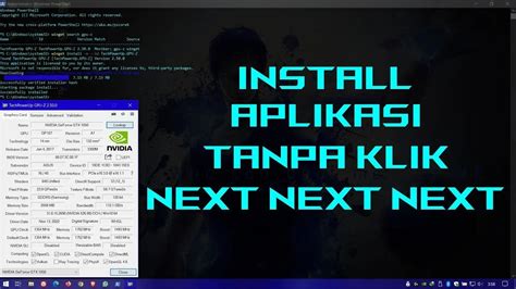 Cara Install Aplikasi Menggunakan Cmd Terminal Di Windows Winget