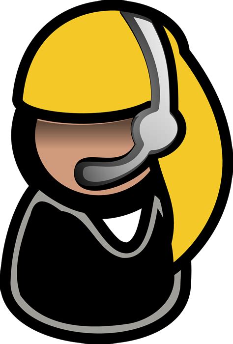 Operator Headset Clipart