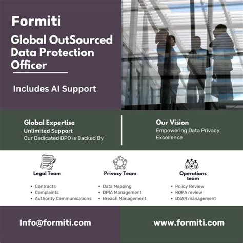 Robert Healey On Linkedin The Formiti Global Data Protection Officer Service Is Supported By Three…