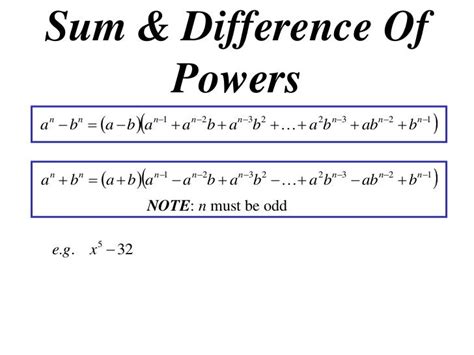 11x1 T14 07 Sum And Difference Of Powers 2010