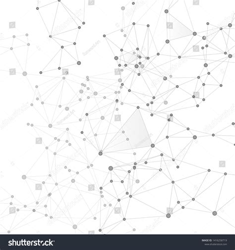 Geometric Plexus Structure Cybernetic Concept Network Stock Vector Royalty Free 1416258719