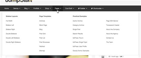 Mega Menus Agence DCLIK