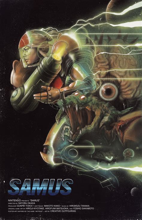 Kraid Metroid Creature Metroid Larva Mother Brain Ridley Samus