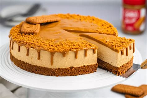 No Bake Lotus Biscoff Cheesecake Recipe Lotus Cookie Cheesecake