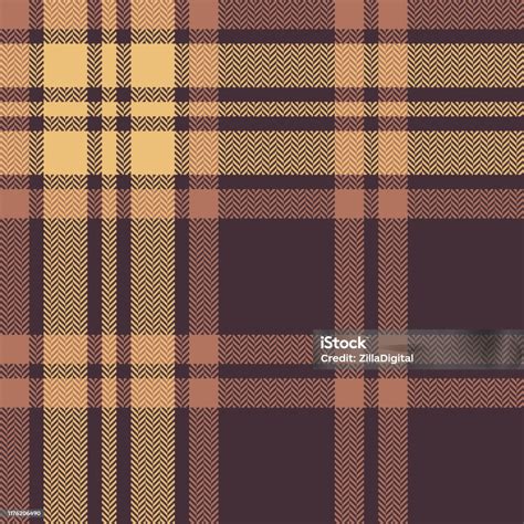 가을 체크 체크 체크 패턴 플란넬 셔츠 스카프 판초 담요 던지기 또는 기타 현대적인 직물 디자인을 위한 적갈색 따뜻한 노란색 및