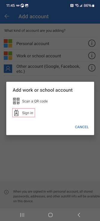 Android 및 Ios 디바이스에서 Authenticator에 암호 등록 Microsoft Entra Id
