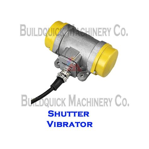 Shutter Vibrator Metal Compact Dimensions Yellow And Silver High Performance Motor