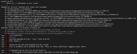 前端 vue3 ts vite堆栈溢出报错？ segmentfault 思否