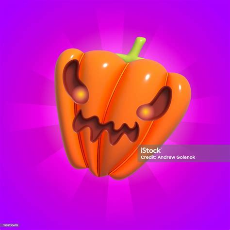 할로윈 호박 화난 얼굴을 가진 현실적인 3d 오렌지 호박 10월에 대한 스톡 벡터 아트 및 기타 이미지 10월 3차원 형태 Film Festival Istock